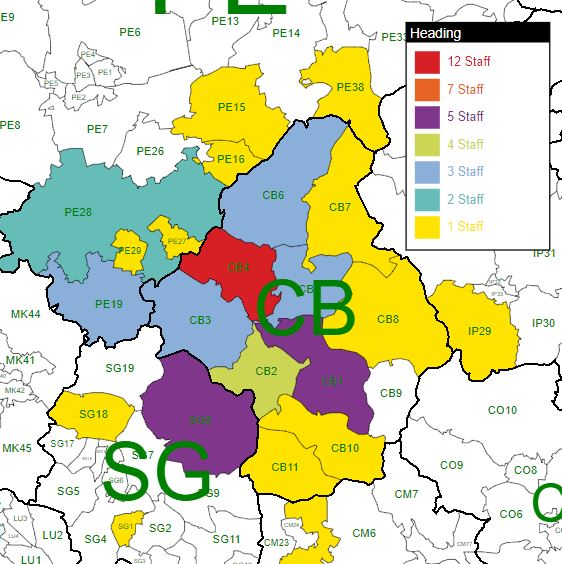 Map-point Territory Mapping Tools